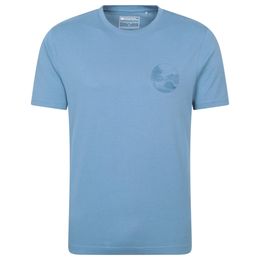 Mountain Warehouse - "Camping Sketch" T-Shirt f&uuml;r Herren (Blau)