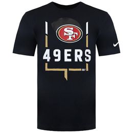 Nike San Francisco 49ers Legend Goal Post Herren-T-Shirt, schwarz