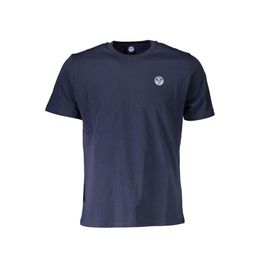 North Sails Blaues Baumwoll-Herren-T-Shirt