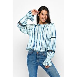 Caroline Tensen Montana-Print-Bluse Marineblau