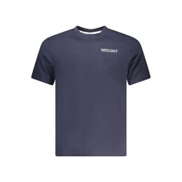 North Sails Blauer Baumwoll Herren T-Shirt