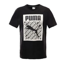 Puma Grafiklogo Herren Black T-Shirt
