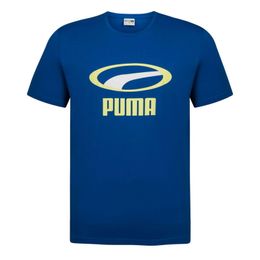 Puma XTG Graphic Mens Tee Casual Branded T-Shirt Blue Top 595663 73