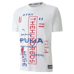 Puma x Die Hunderte wei&szlig;en regul&auml;ren Fit-Baumwoll-T-Shirt 596750 52