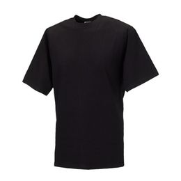 Russel Athletic Russell Herren Organik T-Shirt Kurzarm (Schwarz)