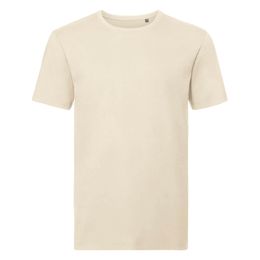 Russel Athletic Russell Herren Organik T-Shirt Kurzarm (Natur)