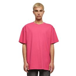 Schweres &uuml;bergro&szlig;es T-Shirt &ndash; Hibiskus Pink