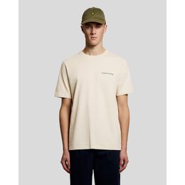 Lyle & Scott Script Logo Baumwoll Crew-Neck T-Shirt