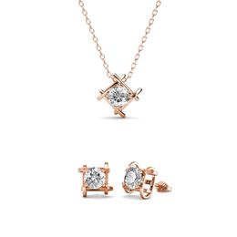 Roxy Sets - Ros&eacute;gold und Kristall