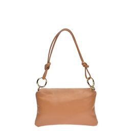 Anna Luchini Braun Rindsledertasche