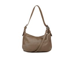 Giulia Monti Schultertasche Taupe