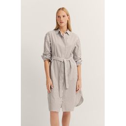 Bugatti Damen Hemdblusenkleid mit Bindeg&uuml;rtel