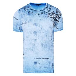 Rusty Neal T-Shirt Verwaschen mit Prints