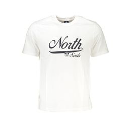 North Sails T-Shirt Vintage Schriftzug Logo Tee