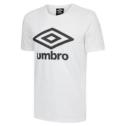 Umbro gro&szlig;es Logo-Herren wei&szlig;es T-Shirt