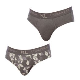 Pack-2 Basic Slips aus atmungsaktivem Stoff KLS2 f&uuml;r Herren