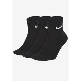 Nike Dry Cushion Everyday 3 Paar S&ouml;ckchen in Schwarz