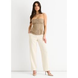 Bandeau-Top mit Steinnaht
