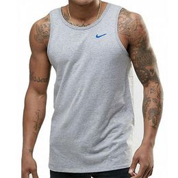 Nike Gestickter Swoosh Herren-Westen-Tank in Grau
