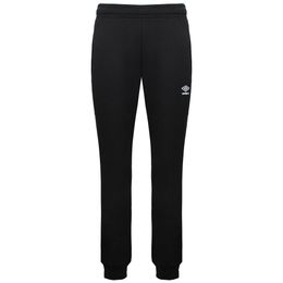 Umbro verj&uuml;ngte Fleece Herren Black Track Hosen
