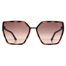 Guess Butterfly Womens Blonde Havanna Braun Gradient GU7871