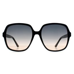Guess GF6203 01W gl&Atilde;&curren;nzend schwarz blau rosa Farbverlauf Sonnenbrille