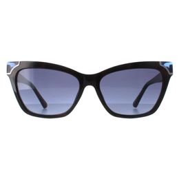 Guess GU7840 53W blond havana blauw gradi&Atilde;&laquo;nt zonnebril