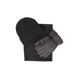 Mountain Warehouse Damen/Damen M&uuml;tze Handschuhe und Schal Set (Schwarz)