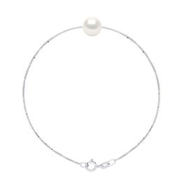 Armband echte S&uuml;&szlig;wasser-Zuchtperle rund 8-9 mm
