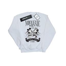 Disney - "Great Pair" Sweatshirt f&uuml;r Damen (Wei&szlig;)