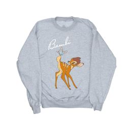 Disney - "Bambi Butterfly Tail" Sweatshirt f&uuml;r Damen (Grau)
