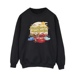 Disney - "Cars Radiator Springs Group" Sweatshirt f&uuml;r Damen (Schwarz)