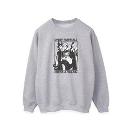 Disney - "Every Fairy Tale Needs A Villain" Sweatshirt f&uuml;r Damen (Grau meliert)