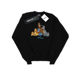 Disney - "Lady And The Tramp Classic Group" Sweatshirt f&uuml;r Damen (Schwarz)