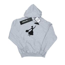Disney - "Mary Poppins Flying Silhouette" Kapuzenpullover f&uuml;r Damen (Grau)