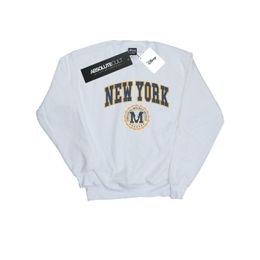 Disney - "Mickey Mouse New York Seal" Sweatshirt f&uuml;r Damen (Wei&szlig;)