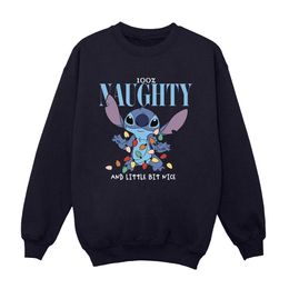 Disney - "Naughty & Nice" Sweatshirt f&uuml;r Damen (Marineblau)