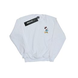 Disney - "Minnie Mouse Kick Chest" Sweatshirt f&uuml;r Damen (Wei&szlig;)