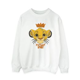 Disney - "The Lion King Future King" Sweatshirt f&uuml;r Damen (Wei&szlig;)