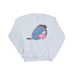 Disney - "Winnie The Pooh Eeyore Mouth" Sweatshirt f&uuml;r Damen (Wei&szlig;)
