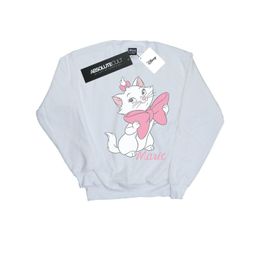 Disney Aristocats Marie Bow Sweatshirt f&uuml;r Damen/Damen (Wei&szlig;)