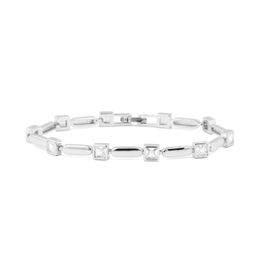 Luxenter Armband aus funkelnden Zirkonia, rhodiniert &ndash; Aslion