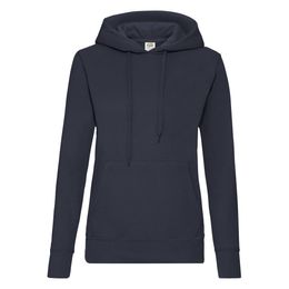 Fruit of the Loom - "Classic 80/20" Kapuzenpullover f&uuml;r Damen (Marineblau)