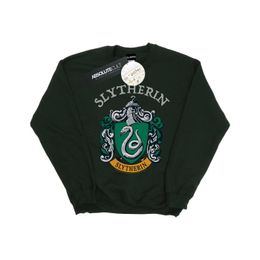 Harry Potter - "Slytherin" Sweatshirt f&uuml;r Damen (Tannengr&uuml;n)
