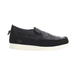 Sperry Moc-Sider Nylon Herren schwarze Schuhe