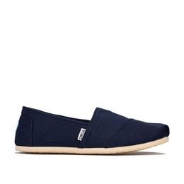 Toms Shoes Toms Herren Espadrilles Classics Canvas in Marineblau