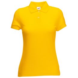 Fruit of the Loom Womens Lady-Fit 65/35 Kurzarm-Poloshirt (Sonnenblume)