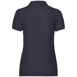 Fruit of the Loom Damen Poloshirt Lady Fit Piqu&eacute; (Dunkles Marineblau)