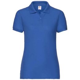 Fruit of the Loom Damen Poloshirt Lady Fit Piqu&eacute; (K&ouml;nigsblau)