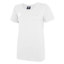 Umbro Damen/Damen Club Freizeit-T-Shirt (Wei&szlig;/Schwarz)